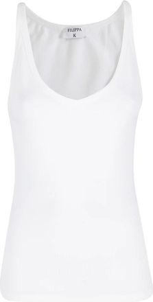 Filippa K Femme, Tops, Blanc, Taille: 40 FR D&eacute;bardeur &agrave; Col en V
