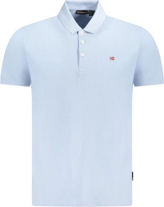 Napapijri Homme, Tops, Bleu, Taille: S Ealis Piqu&eacute; Polo Manches Courtes