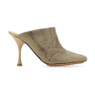 Bottega Veneta Femme, Chaussures, Jaune, Taille: 37 1/2 EU Embellished Pointed Toe Mules