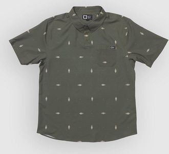 Salty Crew Breezer Perf Polo Shirt olive