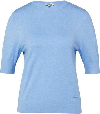 s.Oliver Kurzarmpullover Strickpullover Weicher Kurzarm-Strickpullover aus Viskosemix