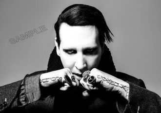 Generic Marilyn Manson Poster Rock Band Heavy Metal Gothic Foto Wandkunst Bild Poster A4