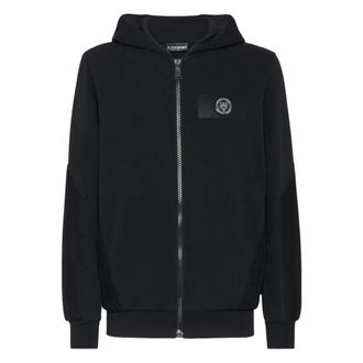 Plein Sport Homme, Sweatshirts et sweats &agrave; capuche, Noir, Taille: L Sweat-veste &agrave; capuche