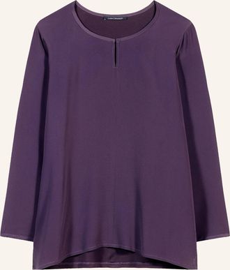 Luisa Cerano Luisa Cerano Blusenshirt Im Materialmix Mit 3/4-Arm lila