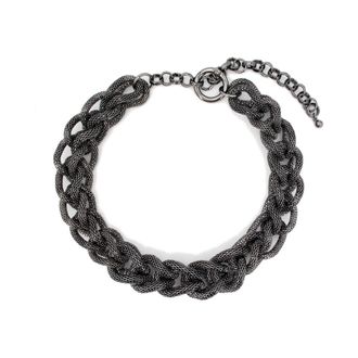 Antonelli Diamant Ketteneffekt Halskette - - Accessories - Damen - Grau - ONE SIZE