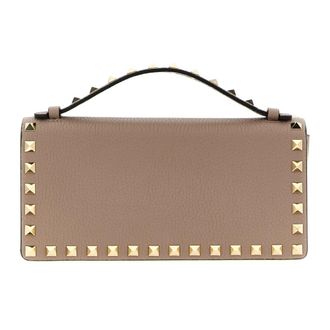 Valentino Garavani Rockstud Wallet on Chain - Femme - Sacs - Rose - Taille: ONE Size