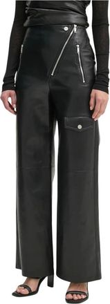 Nanushka Damen, Hosen, Schwarzk, MGr&ouml;&szlig;e