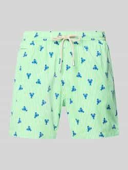MC2 Saint Barth Badeshorts mit elastischem Bund und Kordelzug