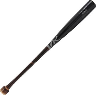 Rawlings Preferred Maple Wood Baseball Bat | Gameday Profile-Trout/Harper/Machado Baseballschl&auml;ger aus Holz, Ozzie Albies Pro Label Natur/Schwarz, 33