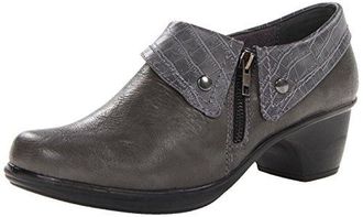 Easy Street Womens Darcy Boot Grey Crocodile/Gore, 7 2W US