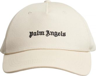 Palm Angels Femme, Accessoires, Blanc, Taille: ONE Size Casquette de baseball classique avec logo