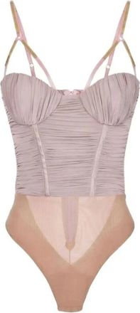 Elisabetta Franchi Femme, Tops, Beige, Taille: 42 FR Top