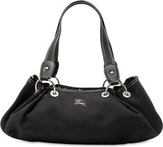 Burberry Hobo Bags - Canvas Shoulder Bag - Gr. unisize - in Schwarz - f&uuml;r Damen