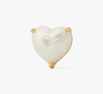Kate Spade New York Kate Spade My Love Heart Ohrstecker f&uuml;r Frauen in Perle | Kubikzirkonie