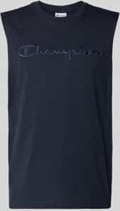 Champion Top mit Label-Stitching und Rundhalsausschnitt