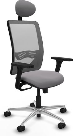 Piqueras y Crespo 8-Stunden-B&uuml;rostuhl Zulema mit 3D-Armen, h&ouml;henverstellbarer Lendenwirbelst&uuml;tze und festem Kopfteil, ausgestattet mit 3 Positionen und Schneidschaum, G
