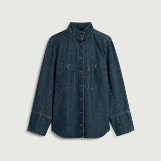 SOEUR CHEMISE LESLIE BLEU GRIS