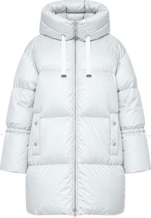 Moorer Justine Long Jacket - Femme - Manteaux - Blanc - Taille: 36 FR