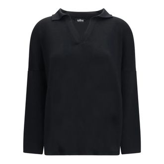 adidas by Stella McCartney Ella Woll-Pullover mit Polokragen - - Sport - Damen - Schwarzk - M