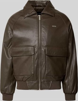 Pegador Regular Fit Jacke in Leder-Optik Modell MORANO