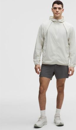 lululemon Short de course Fast and Free doubl&eacute; pour Hommes - 13 cm - Gris - Taille 2XL