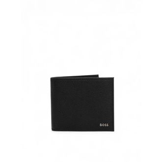 HUGO BOSS Homme, Accessoires, Noir, Taille: ONE Size Ensemble porte-cartes et porte-clés en cuir