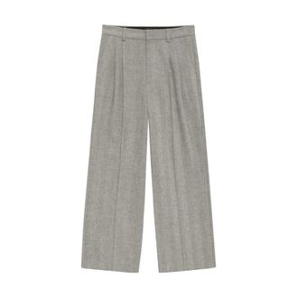 Anine Bing Herringbone Dart Detailing Mid-Rise Hose - - Trousers - Damen - Grau - 5XL