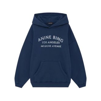 Anine Bing Damen, Sweatshirts & Hoodies, Blau, 2XSGr&ouml;&szlig;e