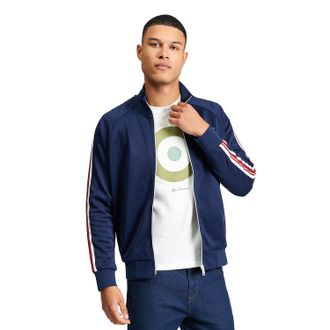 Ben Sherman House Trainingsjacke f&uuml;r Herren, verklebt (Dunkel Marineblau)