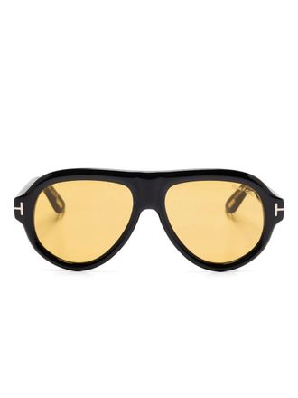 Tom Ford Eyewear lunettes de soleil 1225 - Noir