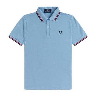 Fred Perry Polo M12 15C - Homme - Tops - Bleu - Taille: XS