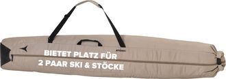 Atomic Double SKI Bag I Skitasche f&uuml;r 2 Paar Ski & St&ouml;cke I 205x30x20cm gro&szlig;e Skiertragetasche I Wasser- & schmutzabweisendes Material I Profi Doppelskitasch