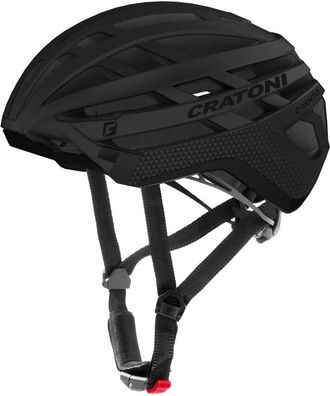 Cratoni Unisex - Erwachsene C-Vento Helmet, Schwarz Glänzend/Matt, M