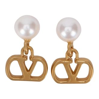 Valentino Garavani Femme, Accessoires, Jaune, Taille: ONE Size Boucles doreilles