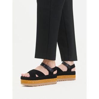 UGG Espadrilles Ugg W Aubrey Ankle Strap 1167471 Schwarz