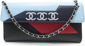 Chanel Crossbody Bags - CHANEL HANDTASCHE WALLET ON CHAIN AIRLINE WOC LEDE - Gr. unisize - in Bunt - f&uuml;r Damen