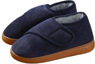 Generic Chaussure Hiver Antid&eacute;rapantes for Femmes Hommes, Bottes de Neige Chaudes et &eacute;paisses Doubl&eacute;es de Fourrure, Chaussons &agrave; Enfiler for Personnes &acirc;g&eacute;es Wo