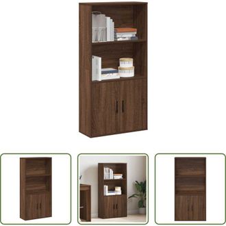 vidaXL Biblioth&egrave;que bois - Biblioth&egrave;que ch&ecirc;ne marron 60x24x120 cm bois ding&eacute;nierie