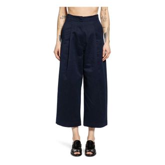 STUDIO NICHOLSON Femme, Pantalons, Bleu, Taille: 34 FR Dordoni Volume Pant