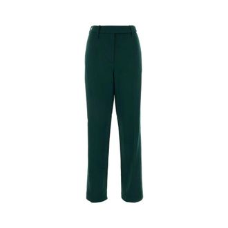 Alexandre Vauthier Dunkelgr&uuml;ne Wollhose - - Trousers - Damen - Gr&uuml;n - XS