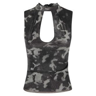 Misbhv Misbhv, Femme, Tops, Multicolore, Taille: 36 FR Camo Mesh Tank Top