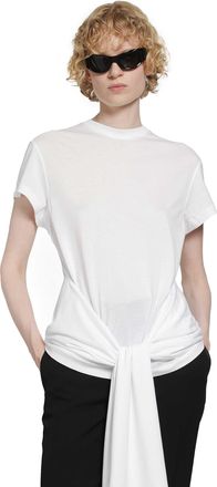 Toteme Tie-Waist Jersey Top
