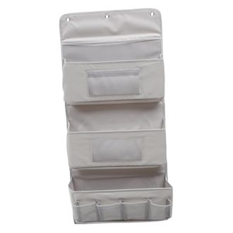 Lurrose Lagiger Wand hängeorganizer Aufbewahrungstasche mit Haken Reißfest Platzsparend für Tür Schlafzimmer Badezimmer Vielseitige Wandaufbewahrungstasche