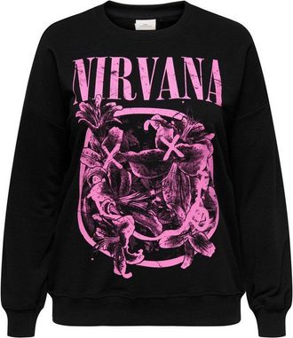 Only Carmakoma Sweatshirt CARHAVEN L/S O-NECK SWEAT LC JRS