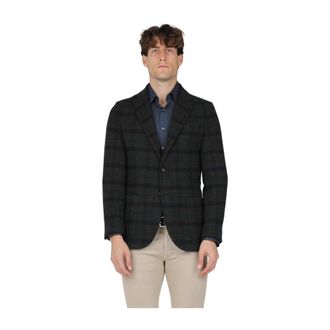 Circolo 1901 Schwarze Uhrstoff Einreiher Jacke - - Jackets - Herren - Schwarzk - M