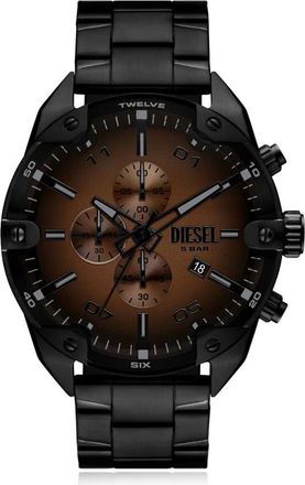 Diesel Homme, Accessoires, Noir, Taille: ONE Size Spiked Steel Watch