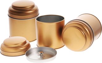 Luxshiny 3stücke Duftkerzendose Aus Weißblech Luftdichte Teebox Mit Deckel Aufbewahrungsbox Für Losen Tee Zucker Gewürze Für Küche Und Wohnzimmer