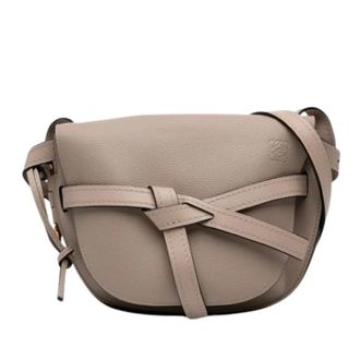 Loewe Pre-owned Gate Crossbody Bag - - Pre-owned - Damen - Beige - ONE SIZE