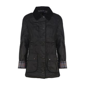 Barbour Femme, Vestes, Noir, Taille: 34 FR Beadnell Wax Jacket