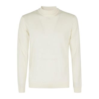Roberto Collina Stylischer Pullover Lupetto ML - - Knitwear - Herren - Beige - L
